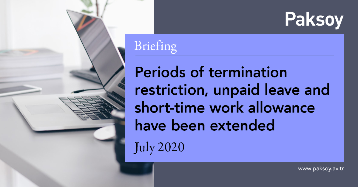 Periods of termination restriction, unpaid leave and short-time work ...
