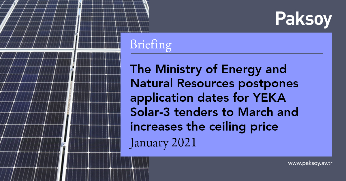 The Ministry of Energy and Natural Resources postpones application ...