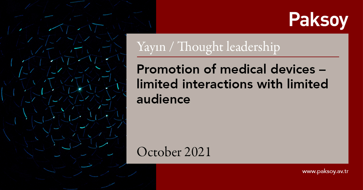 Promotion of medical devices - limited interactions with limited ...