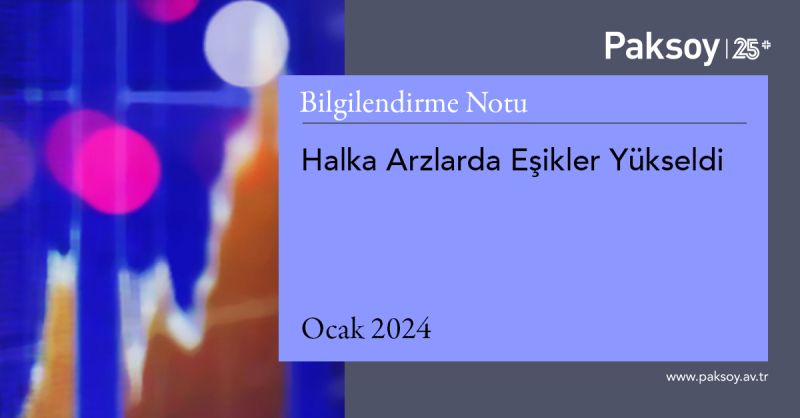 Halka Arzlarda Eşikler Yükseldi | Paksoy